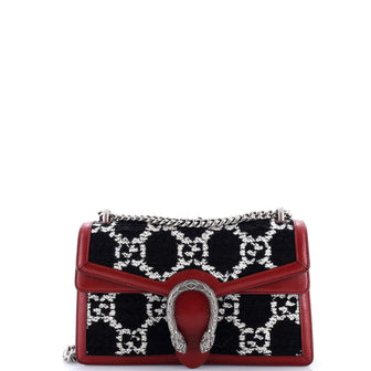 Gucci Dionysus Bag GG Tweed Small Red 3823541