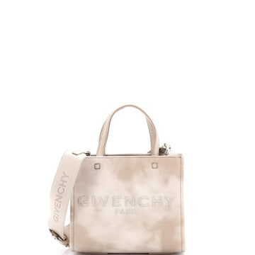 Givenchy G-Tote Printed Canvas Mini Neutral 3853251