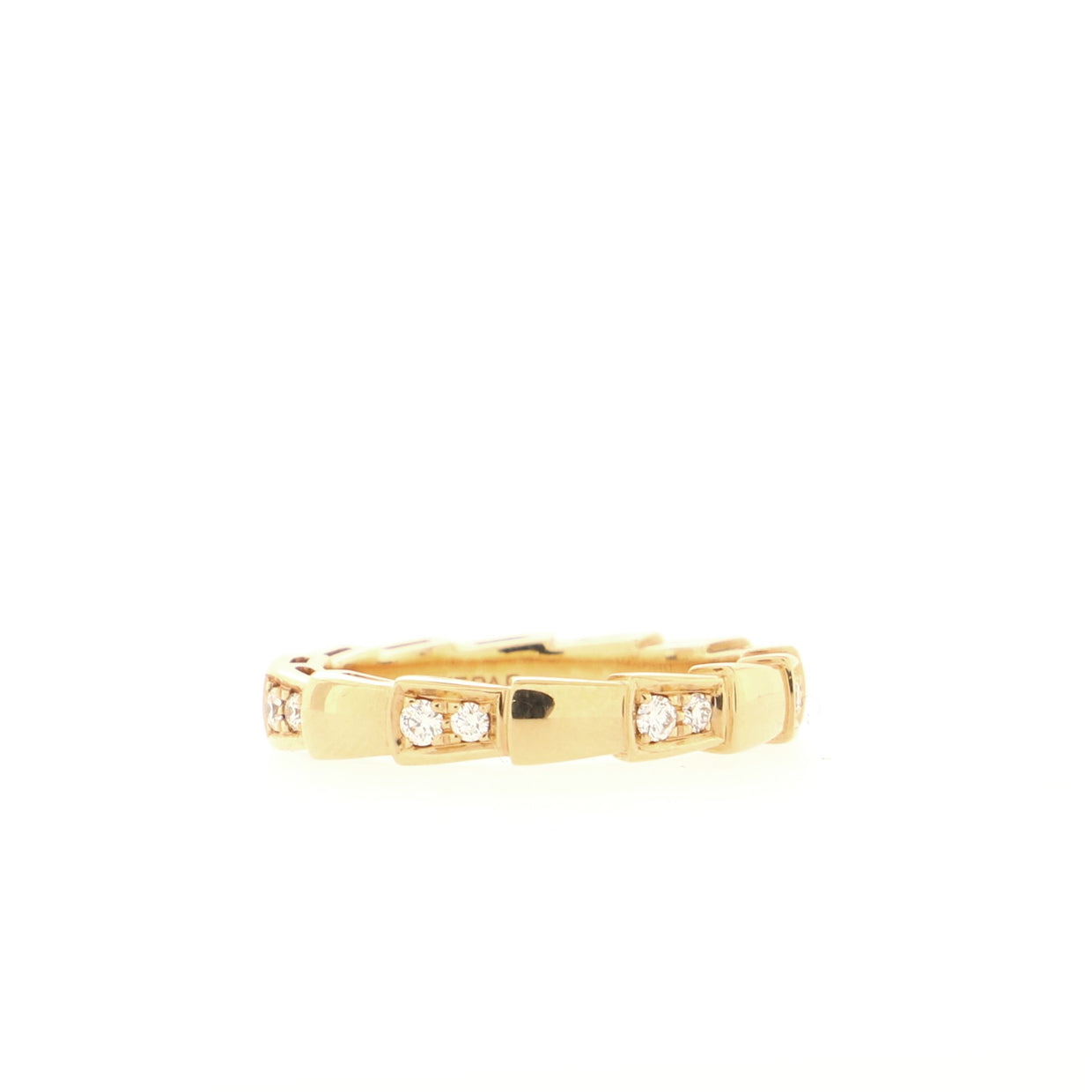 Bvlgari Serpenti Viper Ring 18K Rose Gold and Diamonds Rose gold 1601131