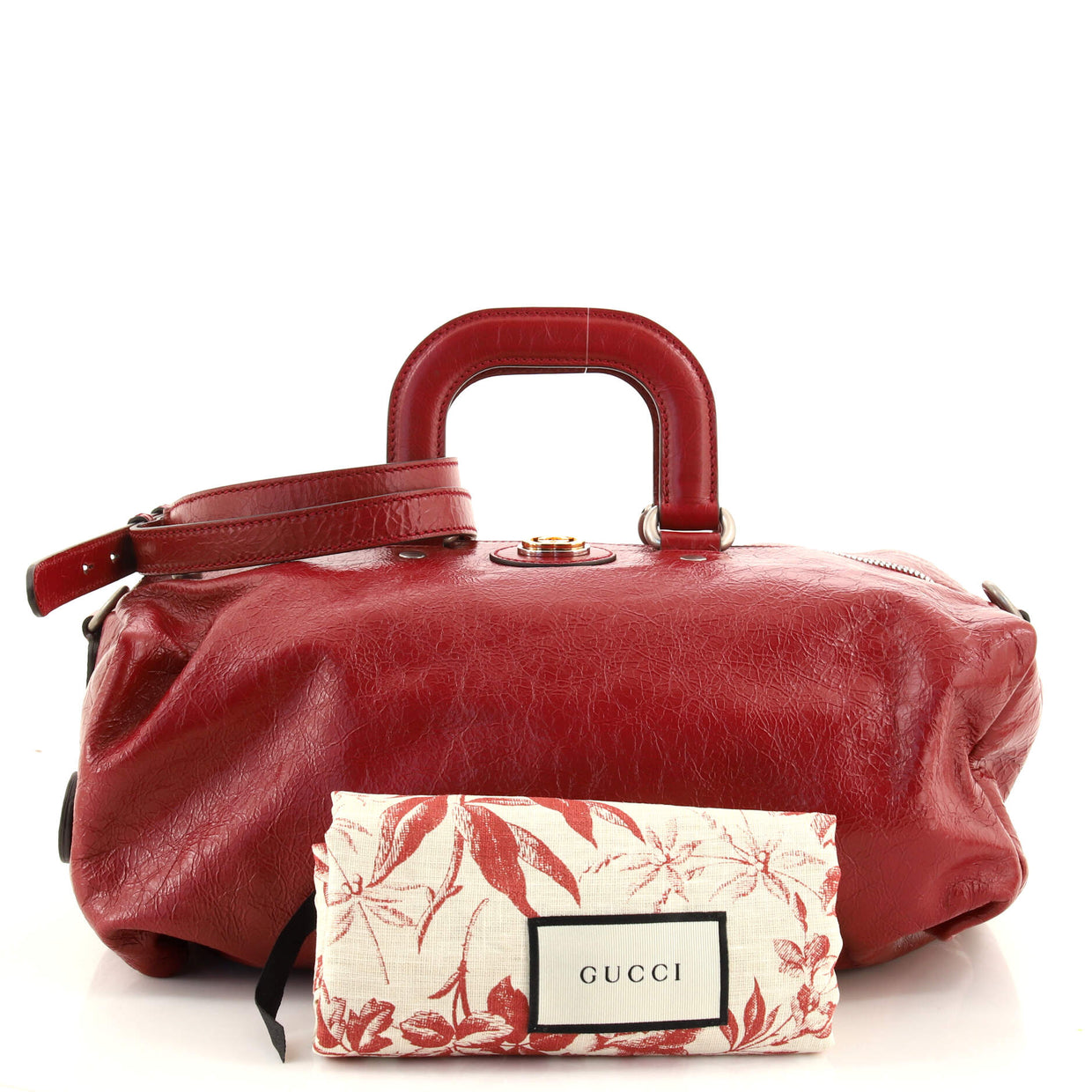 Gucci Morpheus Convertible Backpack Leather Medium Red 1750842