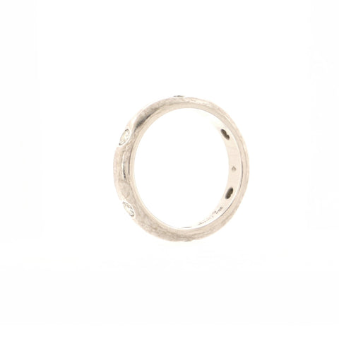 Cartier Stella Band Ring 18K White Gold and Diamonds 4mm White gold 1751261