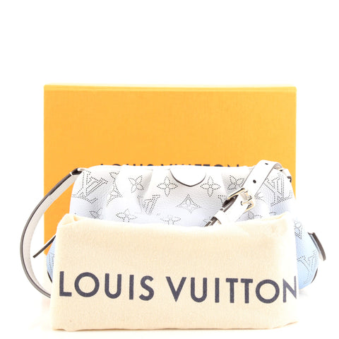 Louis Vuitton Scala Pouch Bag Gradient Mahina Leather Mini Blue 176194163