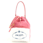 Prada Drawstring Bucket Bag Tessuto Small Pink 1792621