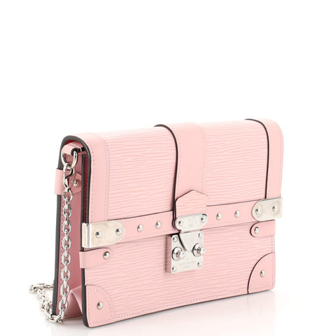 Louis Vuitton Trunk Chain Wallet Epi Leather Pink 18086020