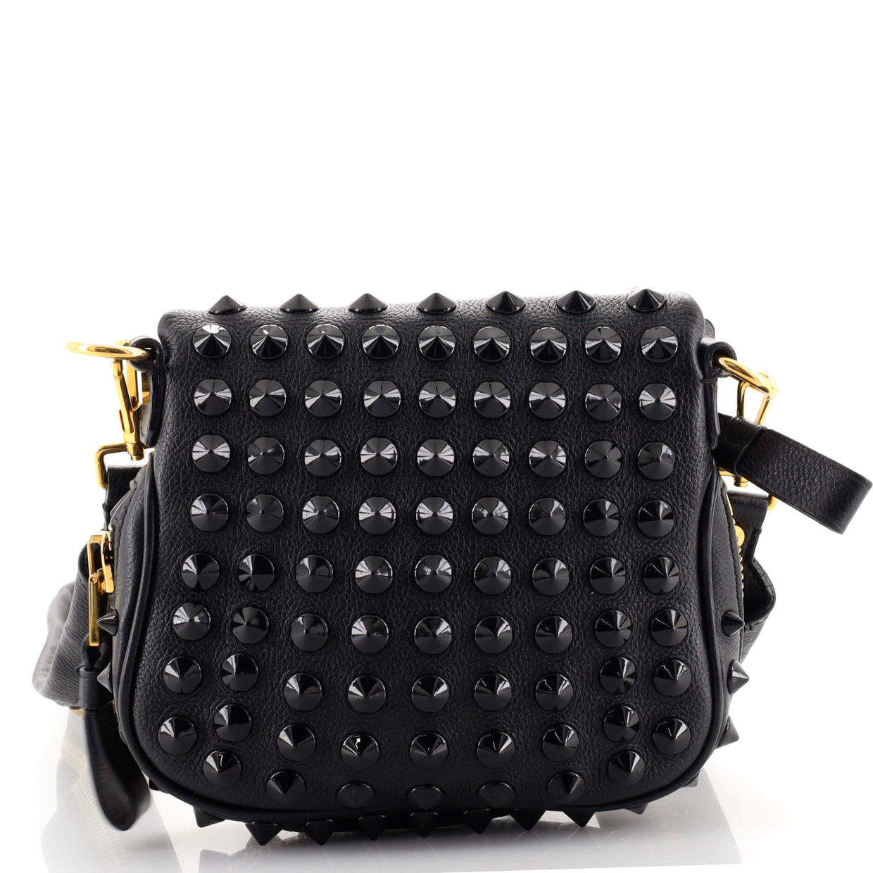 Tom Ford Jennifer Crossbody Bag Studded Leather Mini Black 1845751