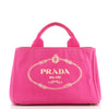Prada Canapa Tote Canvas Mini Pink 1867261