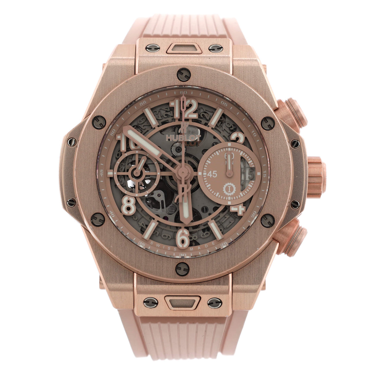 Hublot Big Bang Millennial Pink Chronograph Automatic Watch Titanium ...