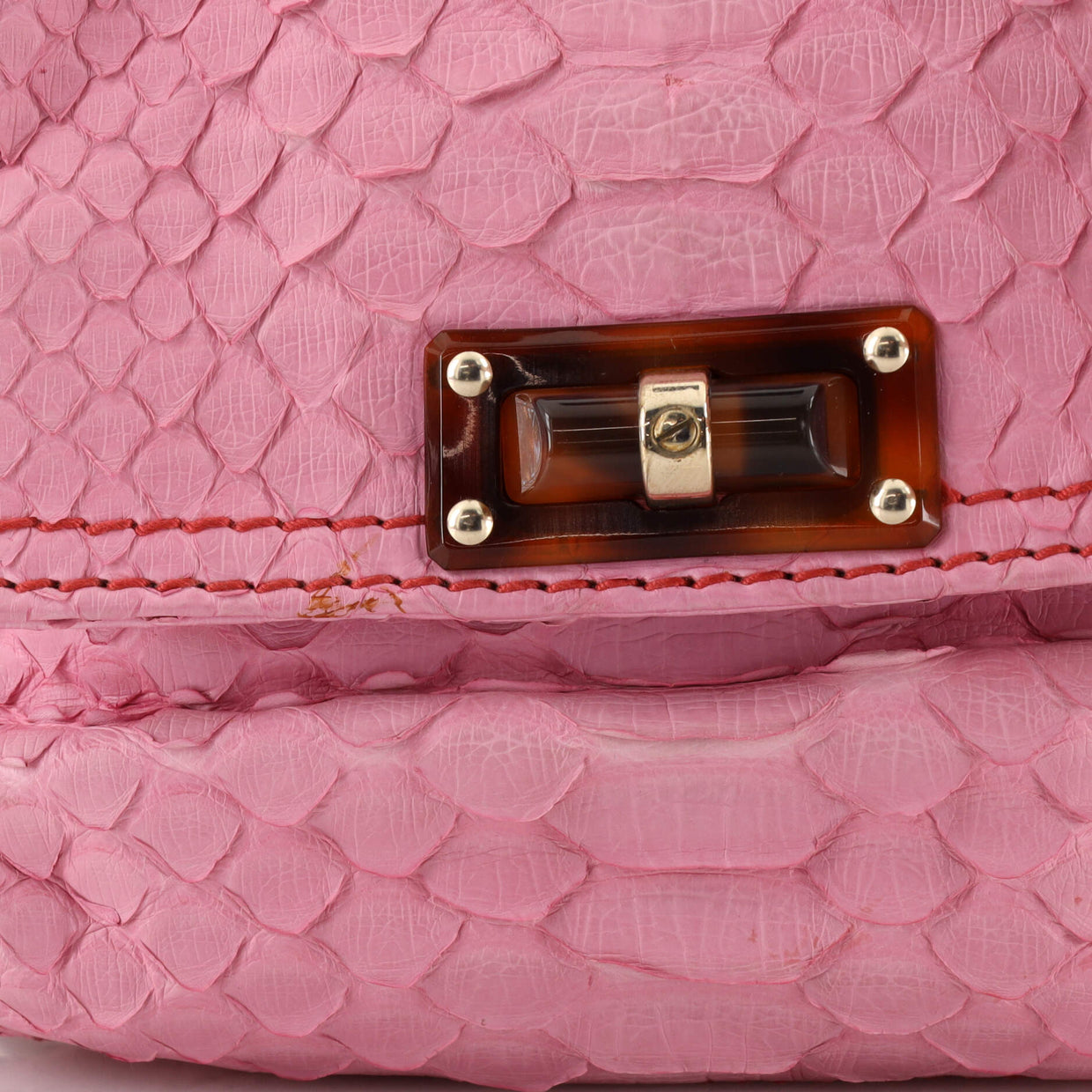 Lanvin Pop Shoulder Bag Python Mini Pink 1910662