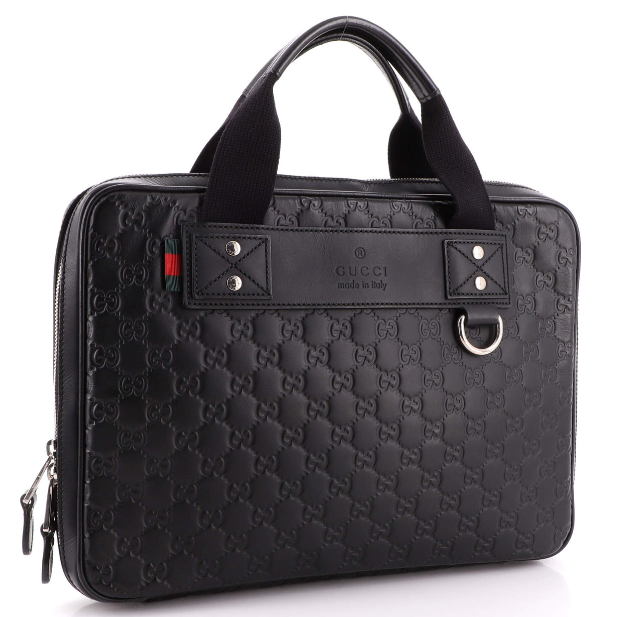 Gucci Laptop Case Guccissima Leather Black 19343730