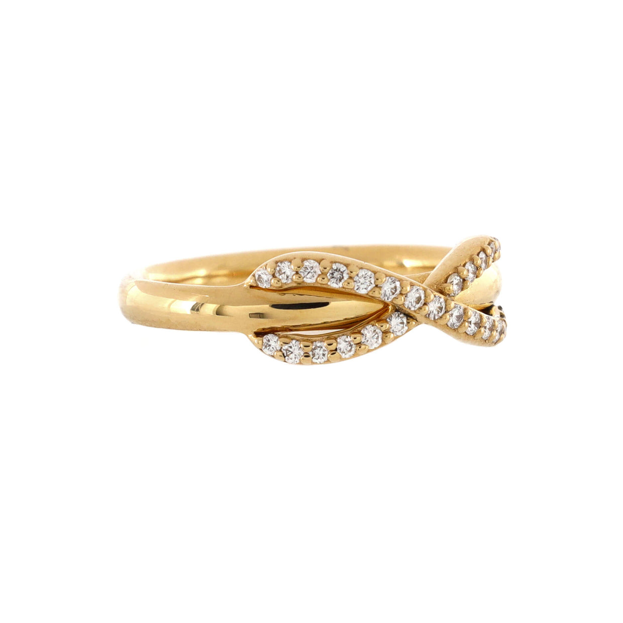 Tiffany & Co. Infinity Ring 18K Yellow Gold and Diamonds Yellow gold ...