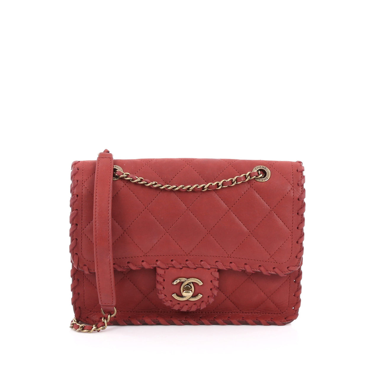 Buy Chanel Happy Stitch Flap Bag Quilted Velvet Calfskin 1948201