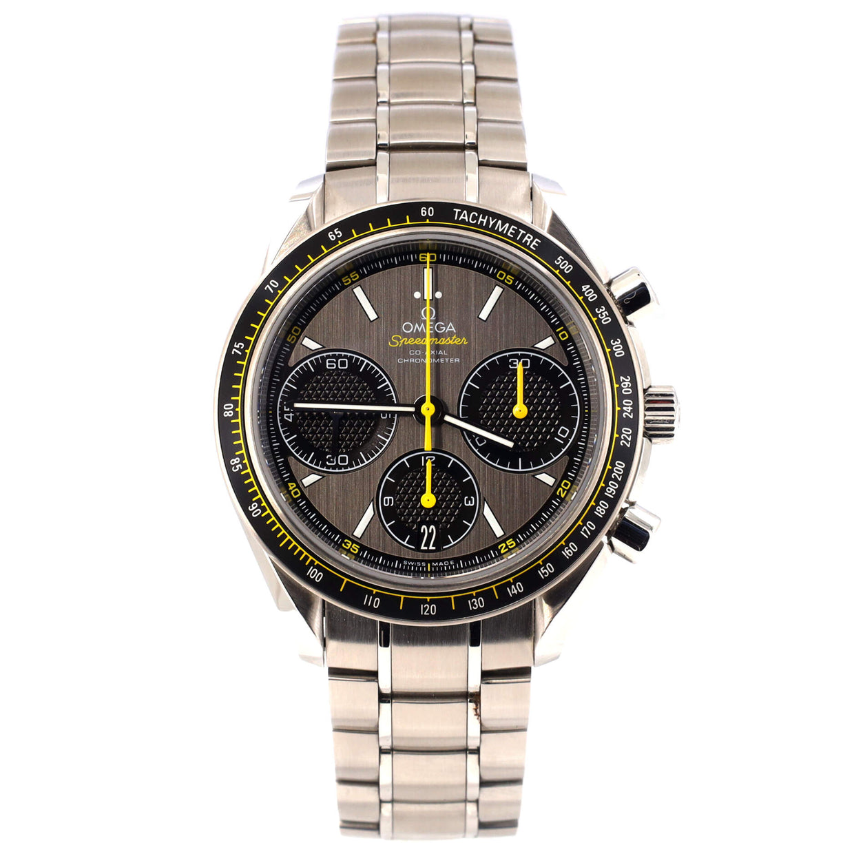 Omega Speedmaster Racing Co-Axial Chronograph Automatic Watch Stainless ...
