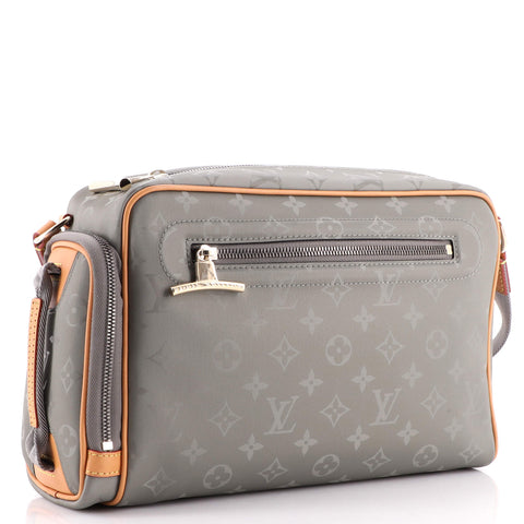 Louis Vuitton Camera Bag Limited Edition Titanium Monogram Canvas Gray ...