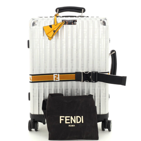 Fendi Fendi x Rimowa Cabin Trolley Zucca Aluminum Metallic 204187117