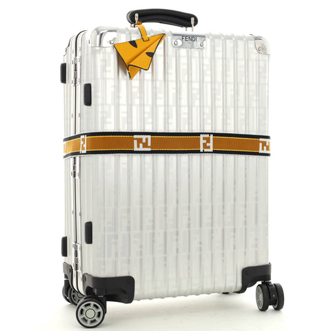Fendi Fendi x Rimowa Cabin Trolley Zucca Aluminum Metallic 204187117