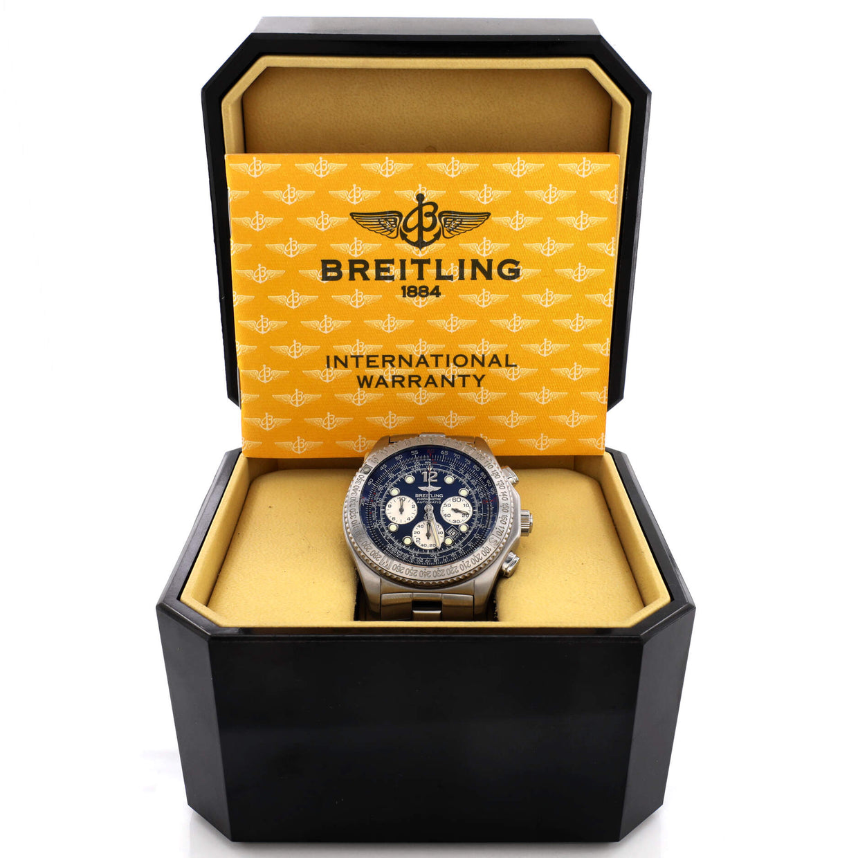 Breitling B-2 Proffesional Chronograph Automatic Watch Stainless Steel ...