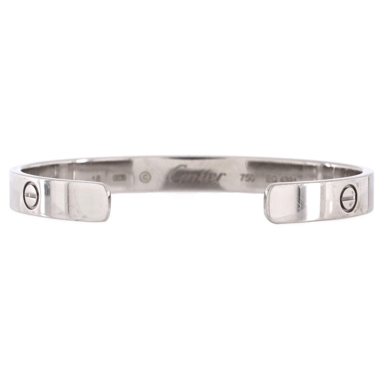 Cartier Love Cuff Bracelet 18K White Gold White gold 2057542