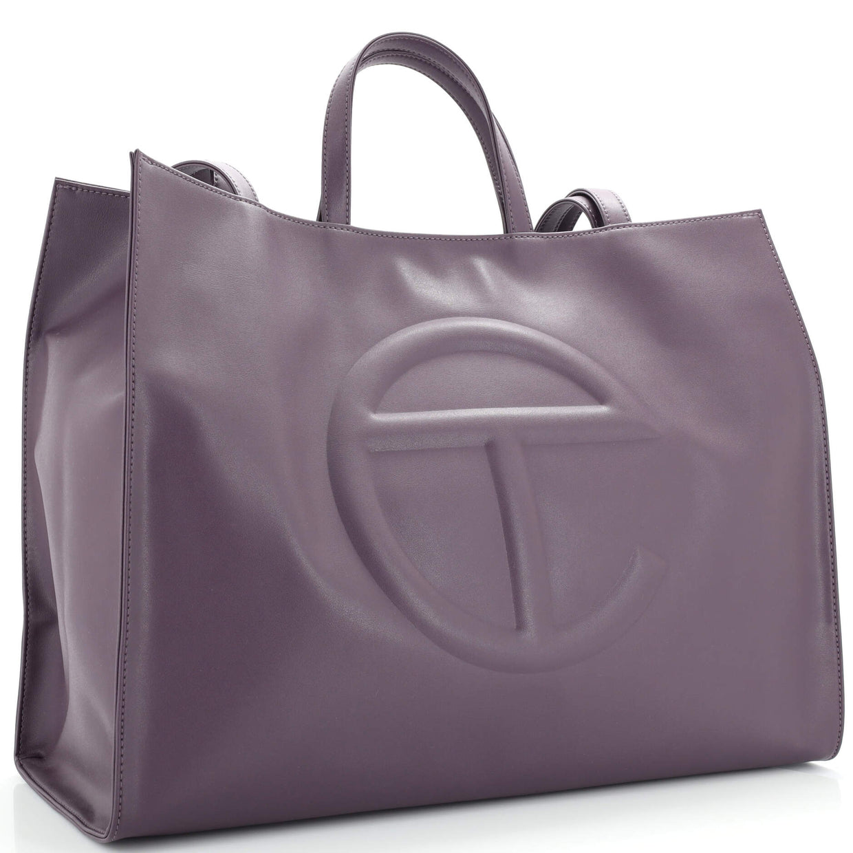 Telfar Shopping Tote Faux Leather Large Purple 2069261