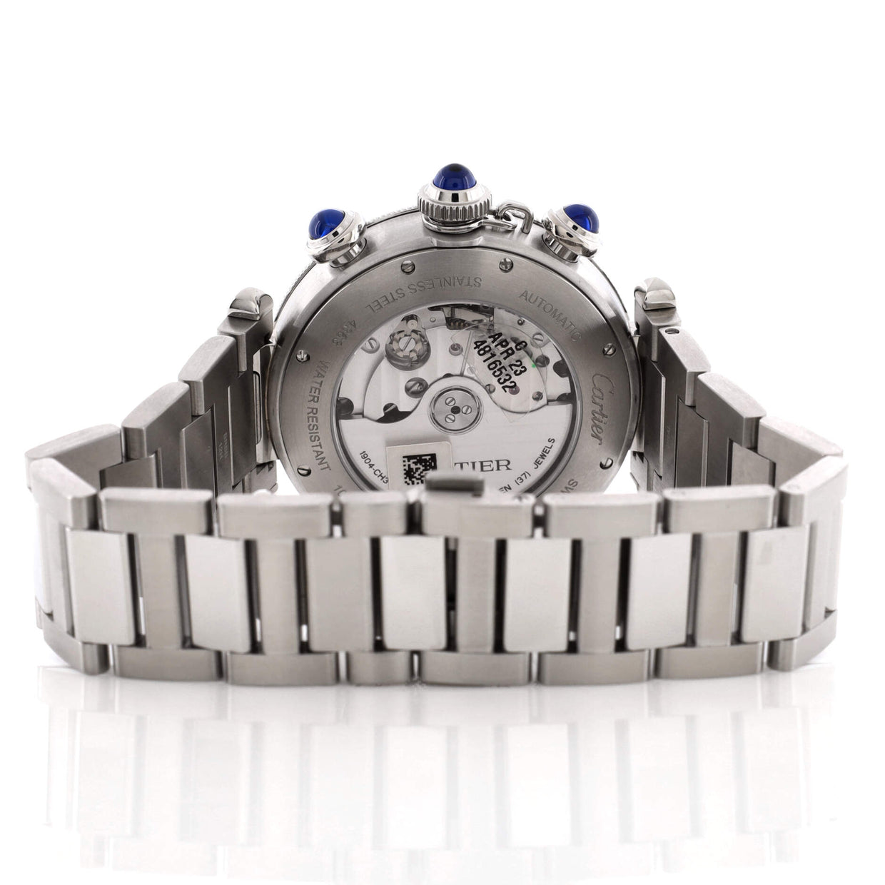 Cartier Pasha de Cartier Chronograph Automatic Watch Stainless Steel 41 ...