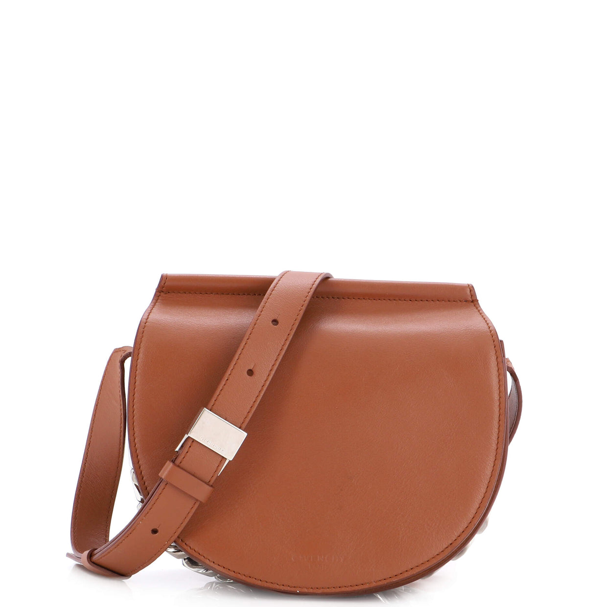 Givenchy Infinity Saddle Bag Leather Mini Brown 2104913