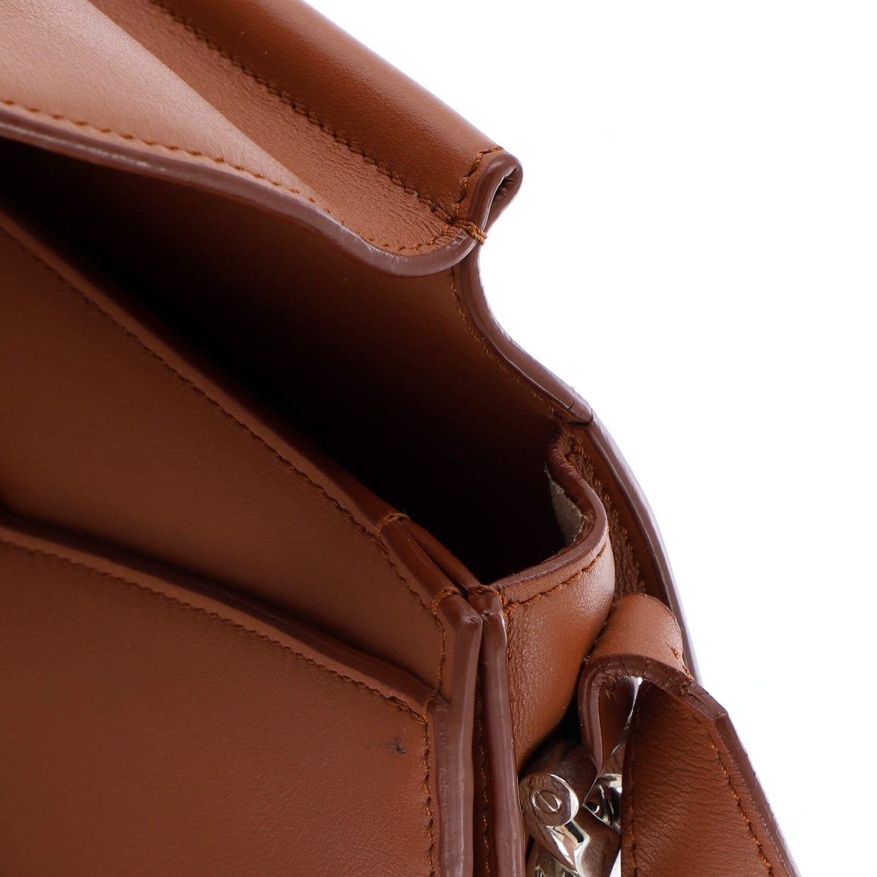 Givenchy Infinity Saddle Bag Leather Mini Brown 2104913