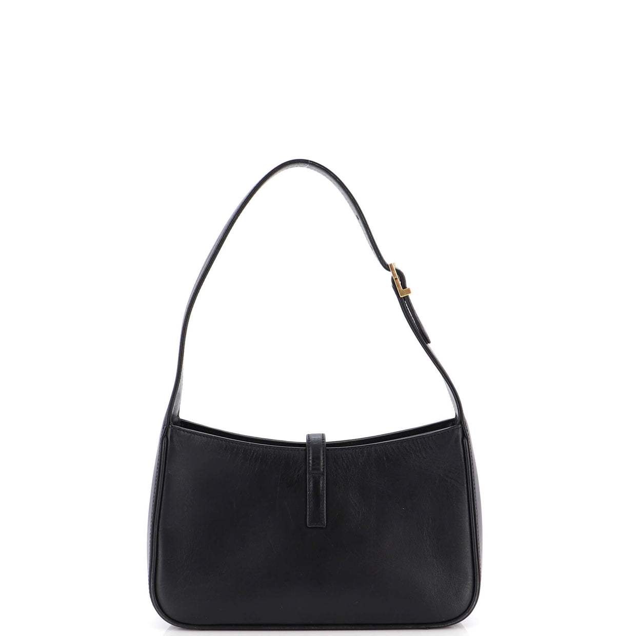 Saint Laurent Le 5 a 7 Hobo Leather Small Black 2120291