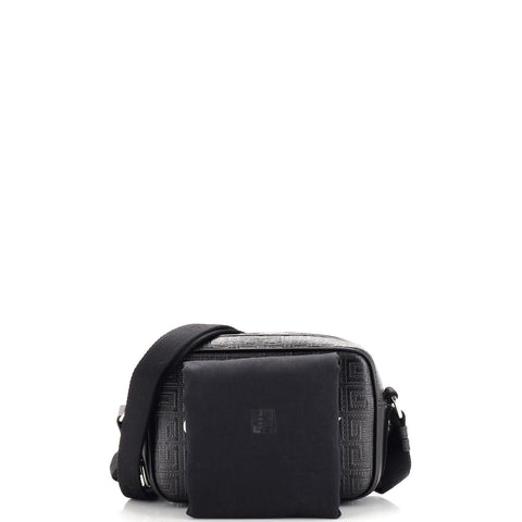 Givenchy G-Essentials Camera Bag 4G Coated Canvas Small Black 2125791