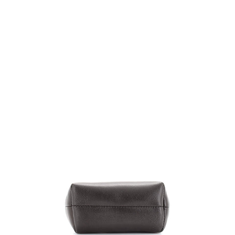 Fendi First Charm Crossbody Bag Leather Nano Brown 2157591