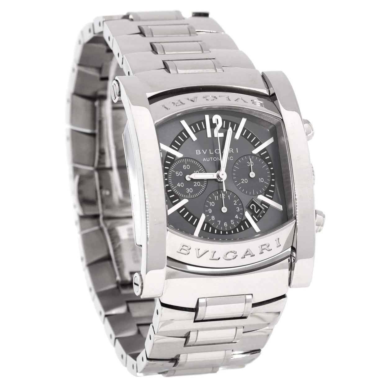 Bvlgari Assioma Chronograph Automatic Watch Stainless Steel 34 217940397