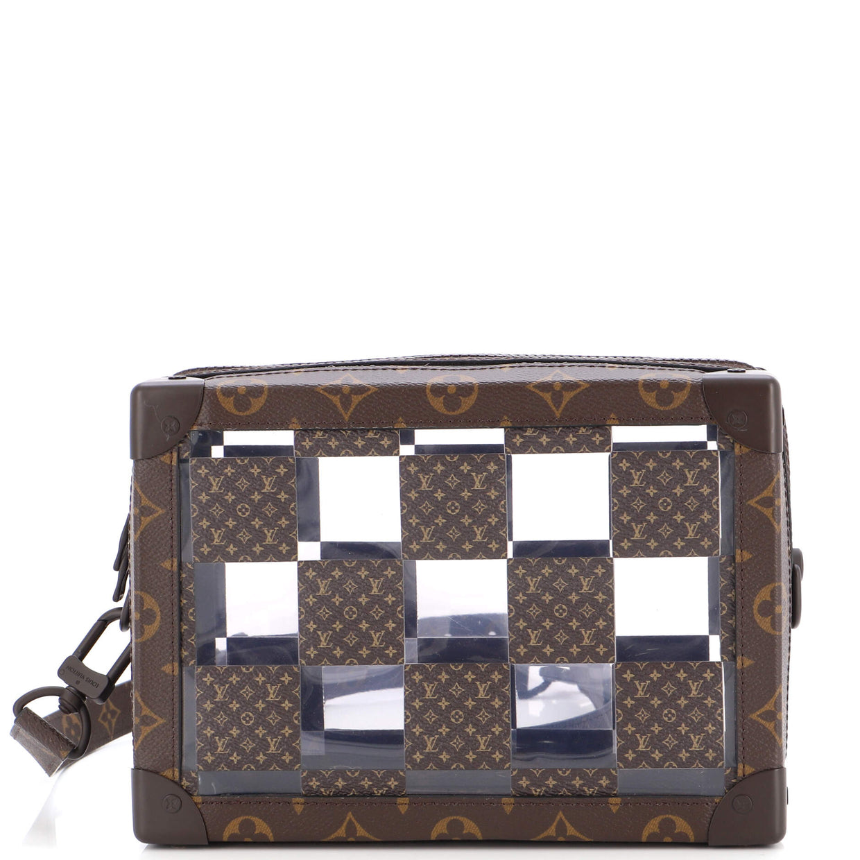 Louis Vuitton Soft Trunk Bag Monogram Chess Coated Canvas and PVC Brown ...
