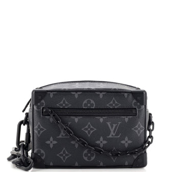 Louis Vuitton Soft Trunk Bag Monogram Eclipse Canvas Mini Black 2210411