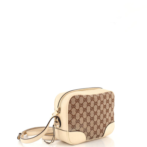 Gucci Bree Disco Crossbody Bag (Outlet) GG Canvas Mini Brown 2240731