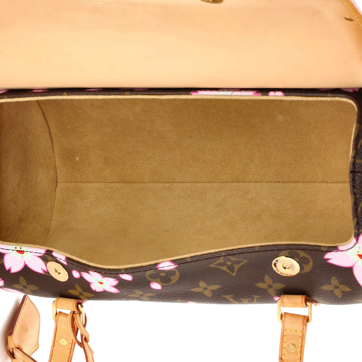 Louis Vuitton Papillon Handbag Limited Edition Cherry Blossom Monogram ...