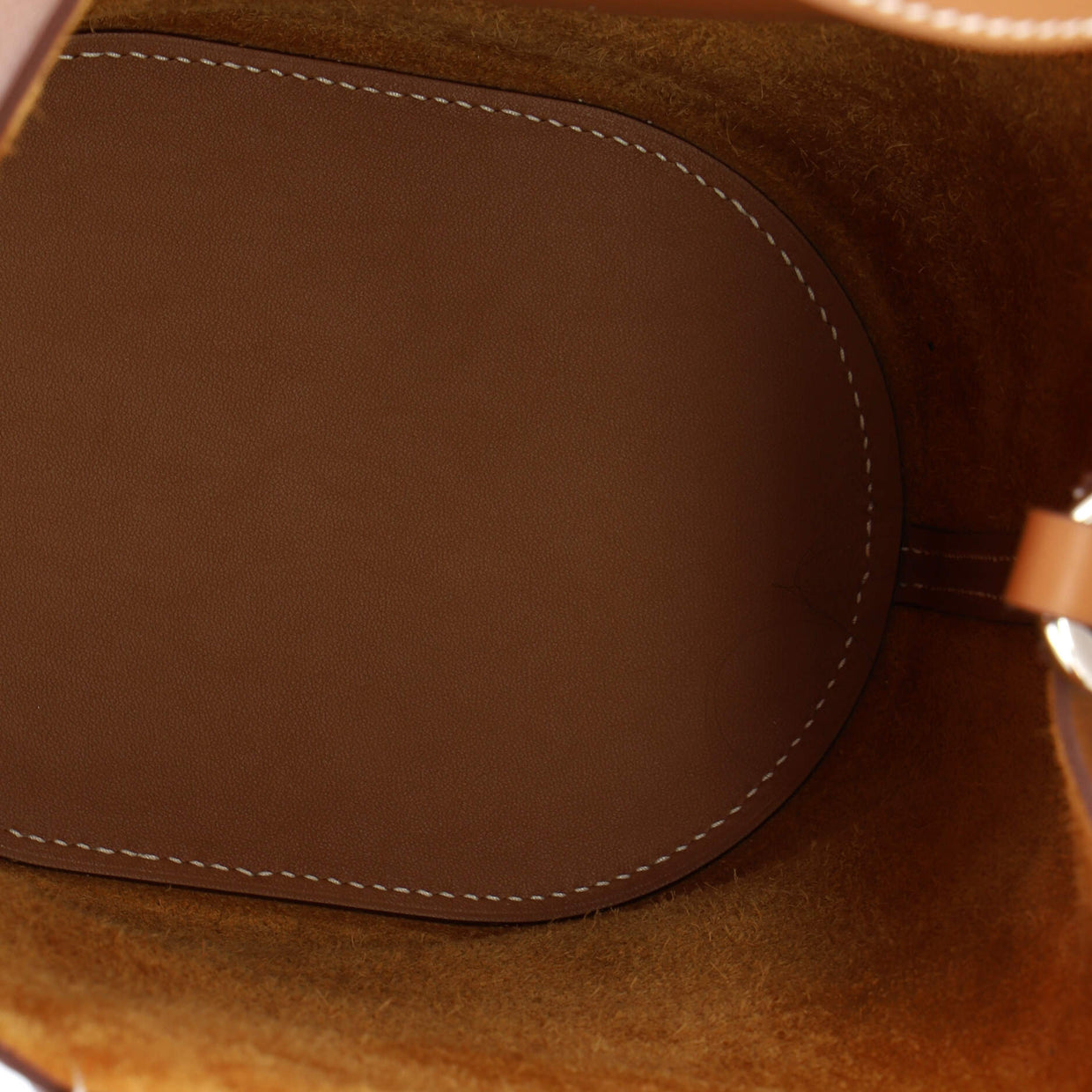 Hermes In-The-Loop Bag Clemence with Swift 18 Brown 23047449