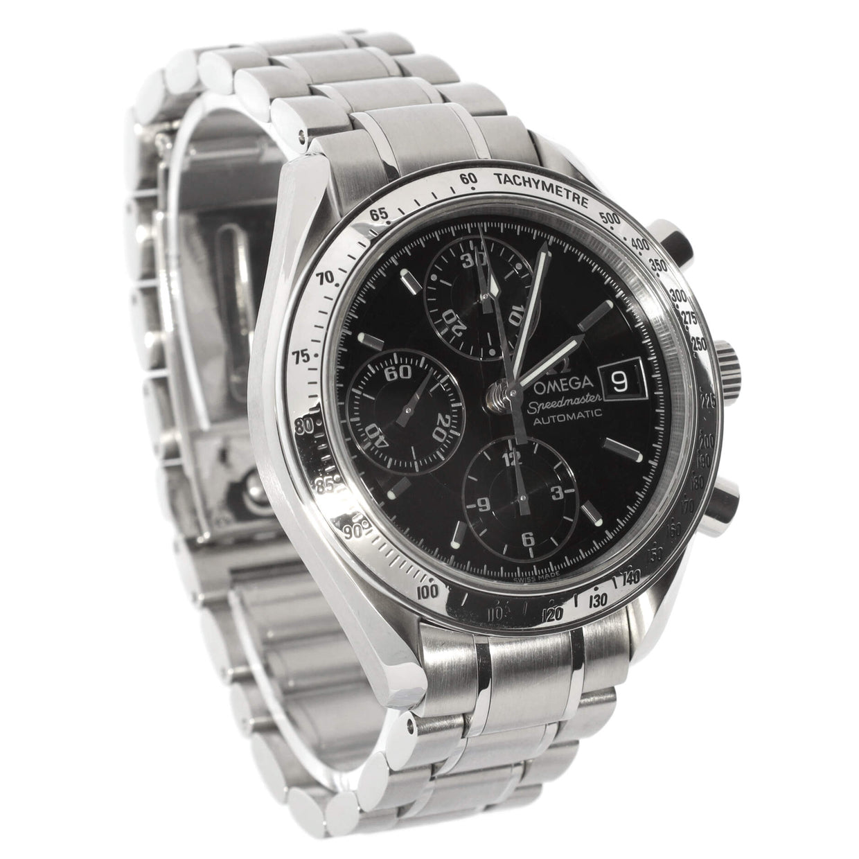 Omega Japan Speedmaster Date Chronograph Automatic Watch Stainless ...