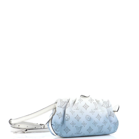 Louis Vuitton Scala Pouch Bag Gradient Mahina Leather Mini Blue 2354226