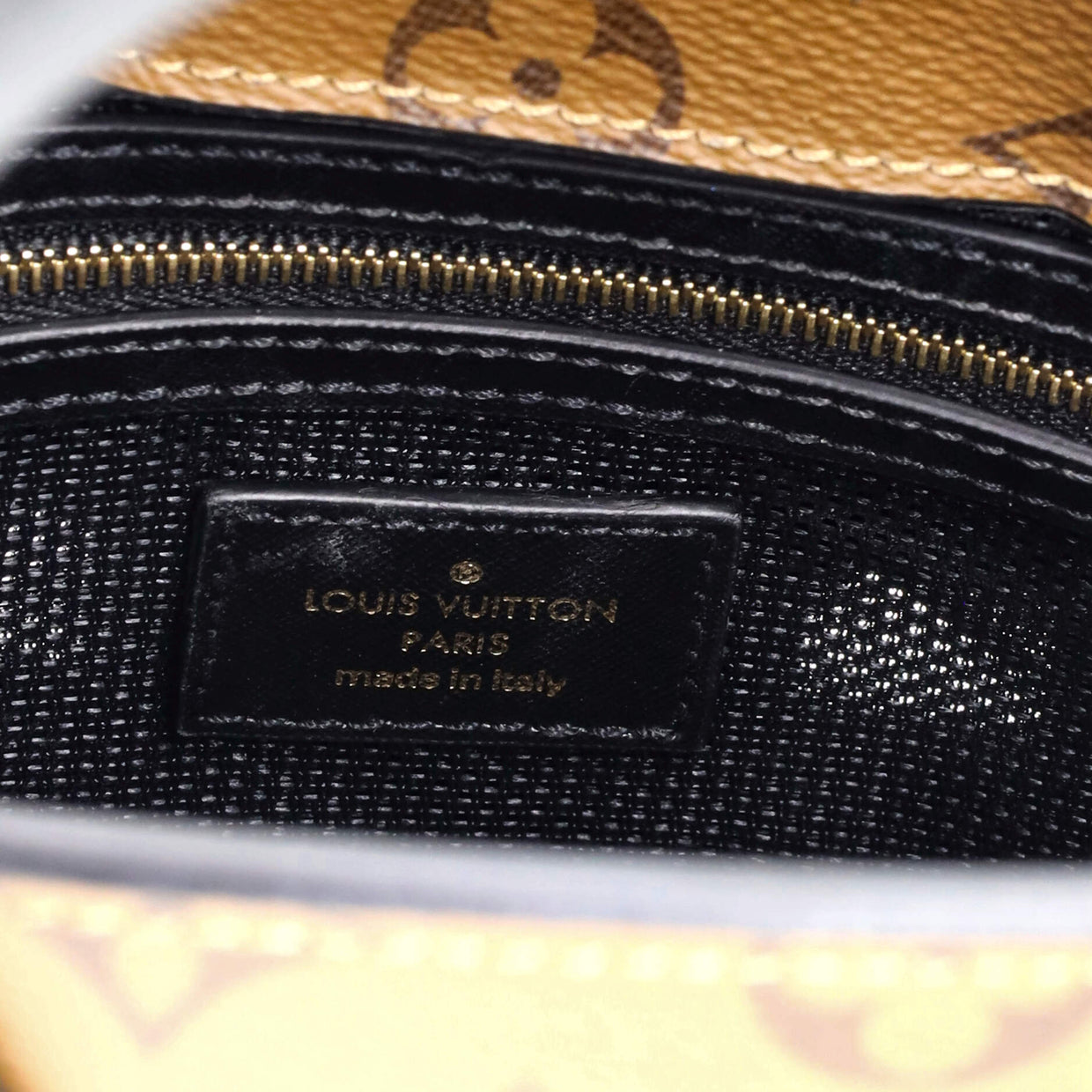 Louis Vuitton Tressage Tote Reverse Monogram Canvas MM Brown 23612471