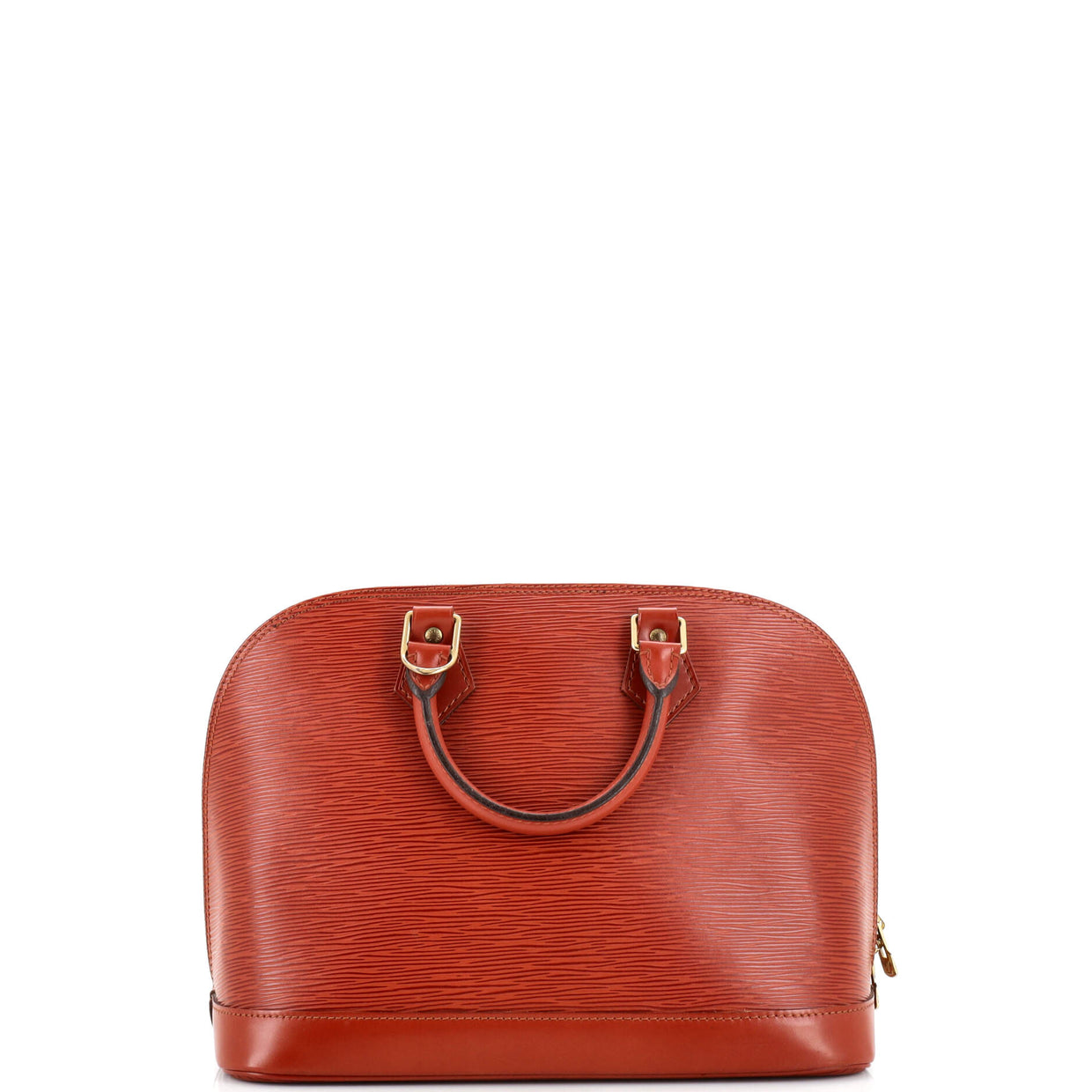 Louis Vuitton Vintage Alma Handbag Epi Leather PM Brown 236309130