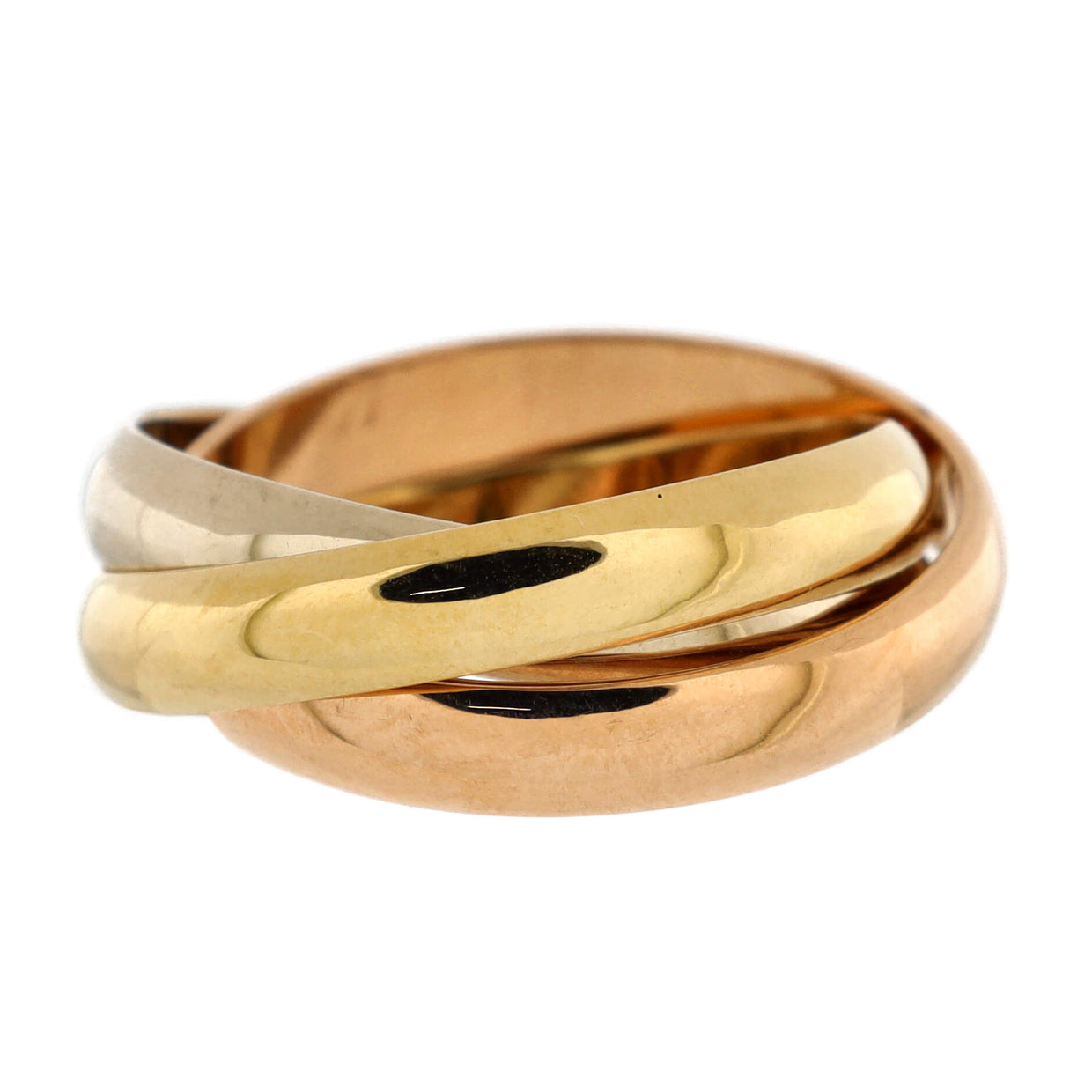 Cartier Les Must de Cartier Trinity Ring 18K Tricolor Gold Tricolor ...