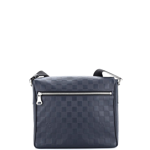 Louis Vuitton District NM Messenger Bag Damier Infini Leather PM Blue ...