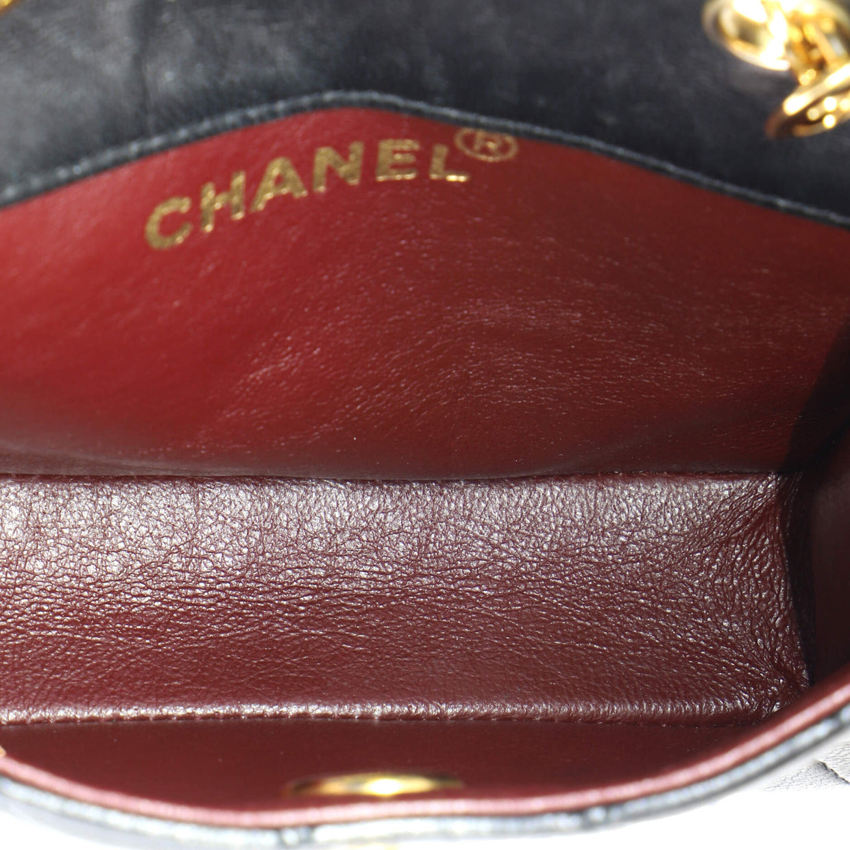 Chanel Envelope Flap Card Case on Chain Chevron Quilted Calfskin and ...