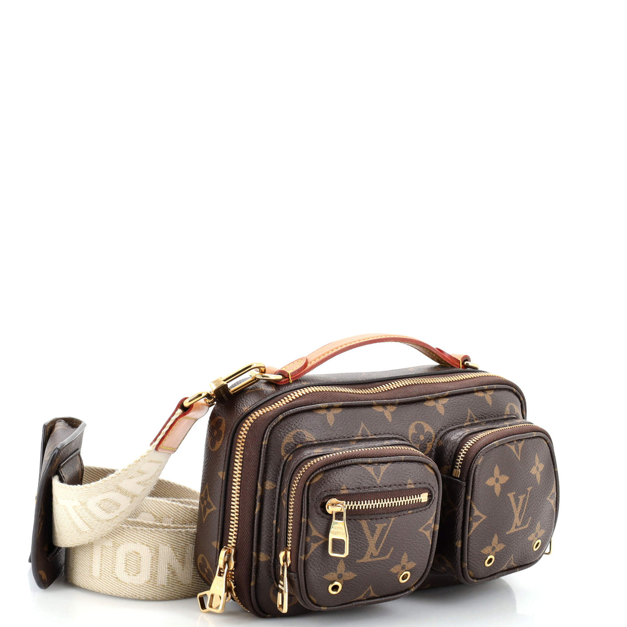 Louis Vuitton Utility Crossbody Bag Monogram Canvas Brown 2426171