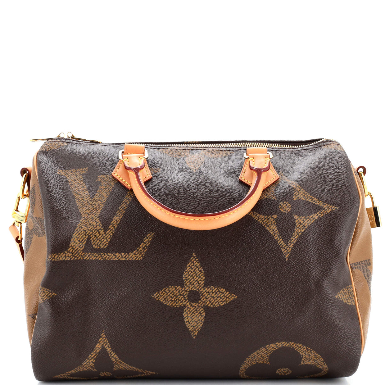 Louis Vuitton Speedy Bandouliere Bag Reverse Monogram Giant 30 Brown ...