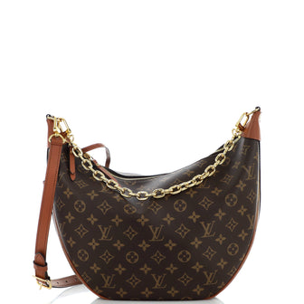 Louis Vuitton Loop Hobo Reverse Monogram Canvas Brown 2432111