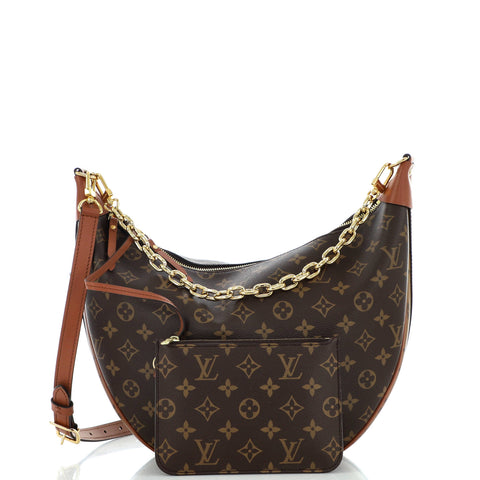 Louis Vuitton Loop Hobo Reverse Monogram Canvas Brown 2432111