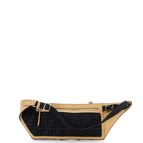 Fendi 3 Pockets Belt Bag Leather Neutral 24584214