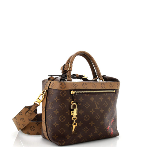 Louis Vuitton City Cruiser Handbag Reverse Monogram Canvas PM Brown ...