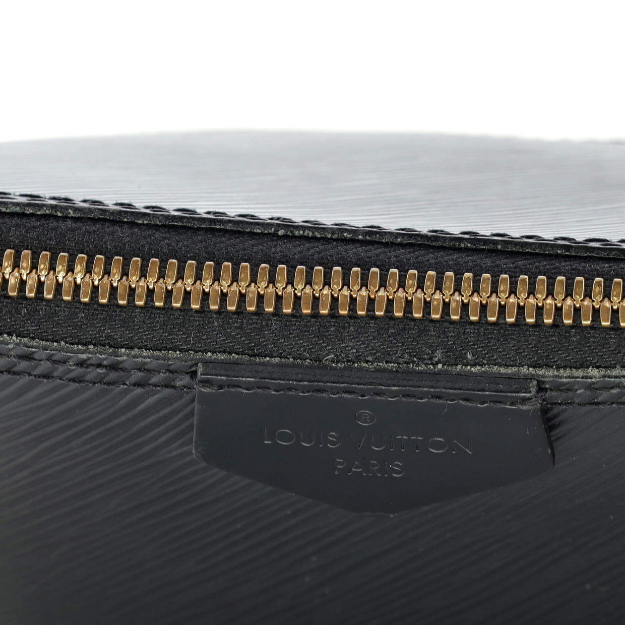 Louis Vuitton Alma Chain Handbag Epi Leather Mini Black 24789945