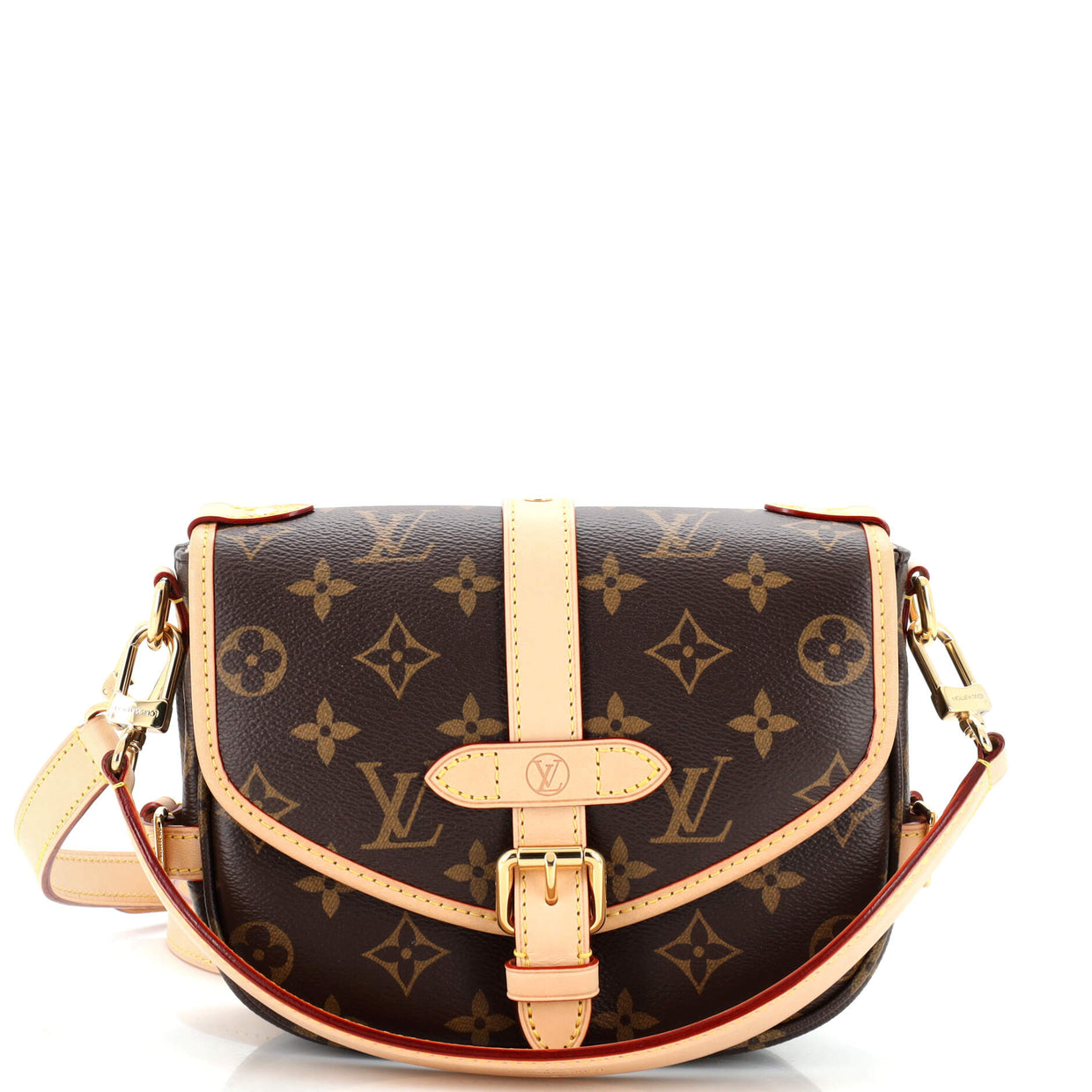 Louis Vuitton Saumur Handbag Monogram Canvas BB Brown 2479401