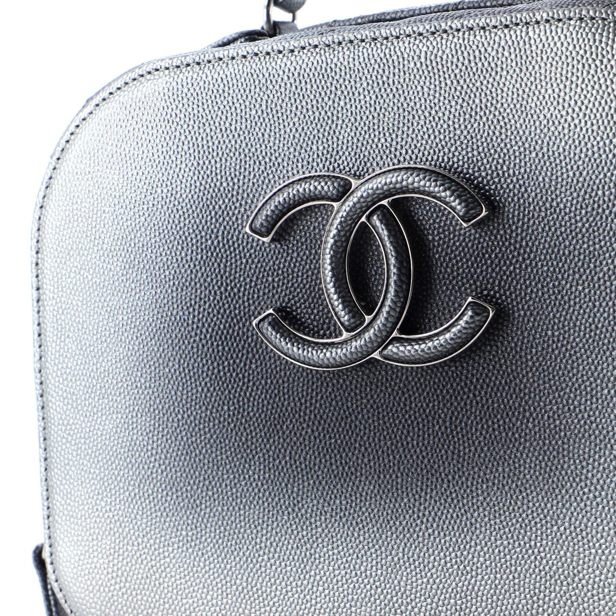 Chanel Coco Curve Vanity Case Ombre Caviar Small Blue 2479691
